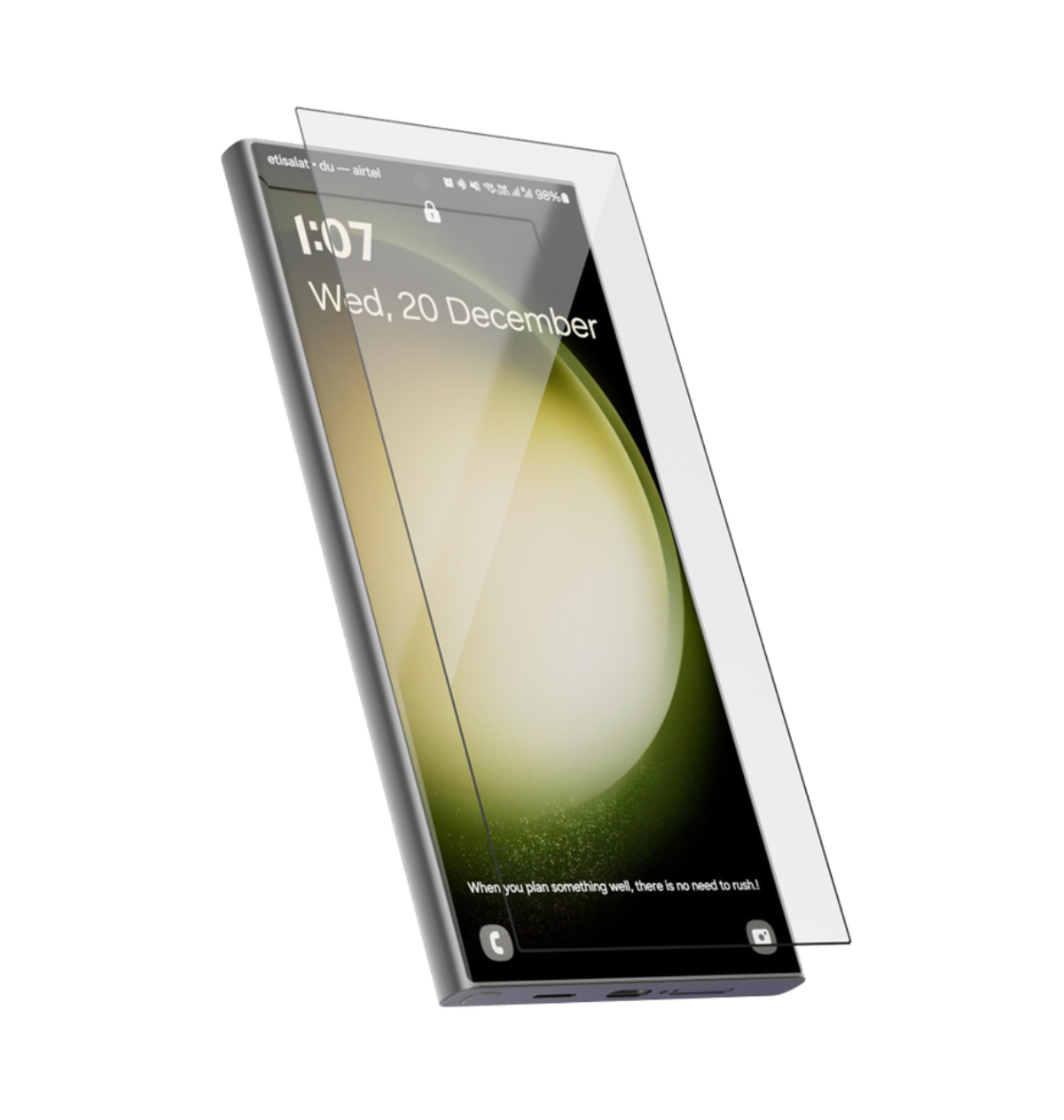 Levelo Curved High Silicon Aluminum Glass Screen Price in bd