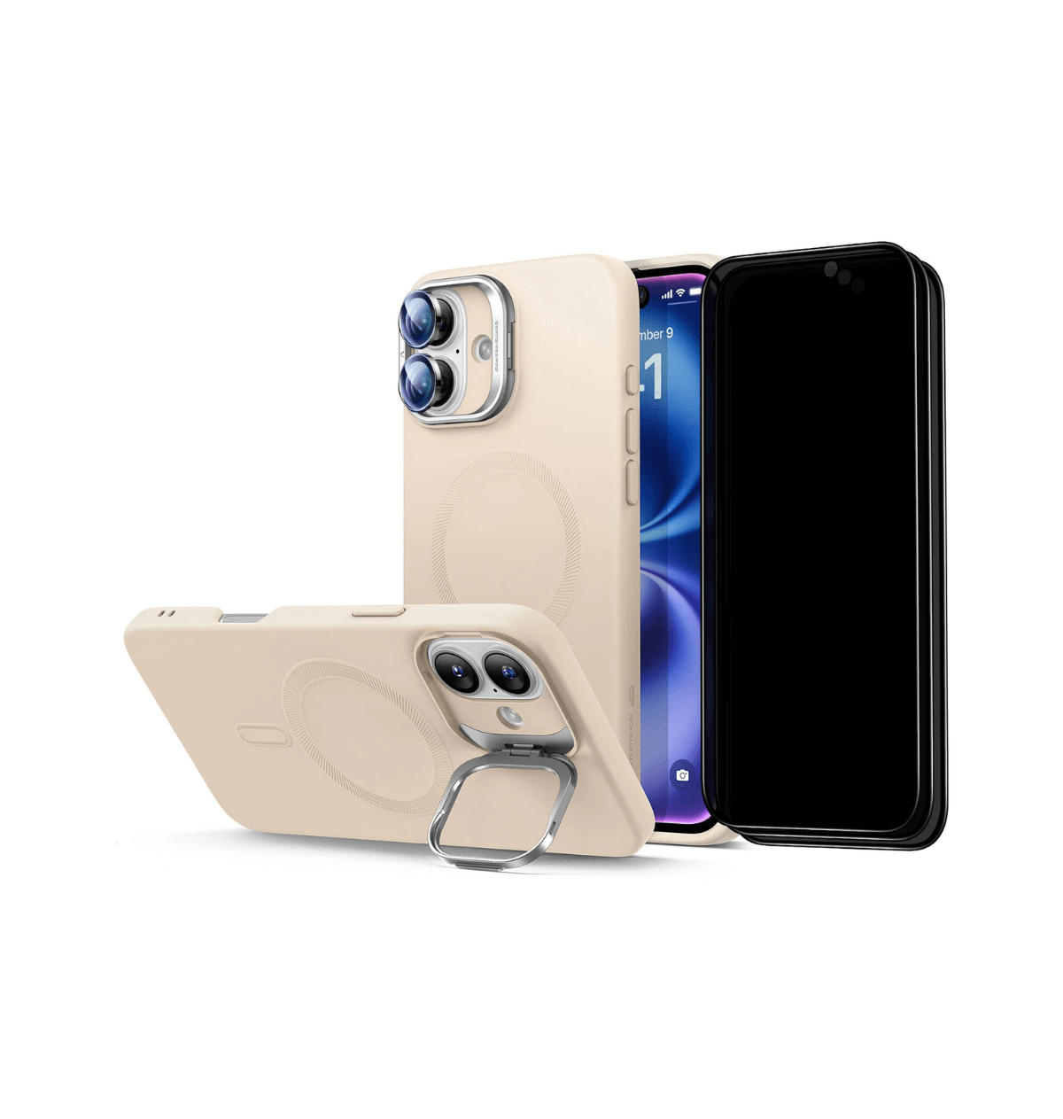 ESR Cloud Soft Case with Stash Stand Privacy Protection Bundle for ...